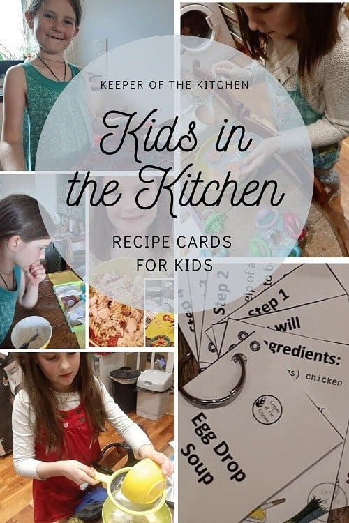 Kids In The Kitchen Recipe Cards For Kids - Keeper of the Kitchen
