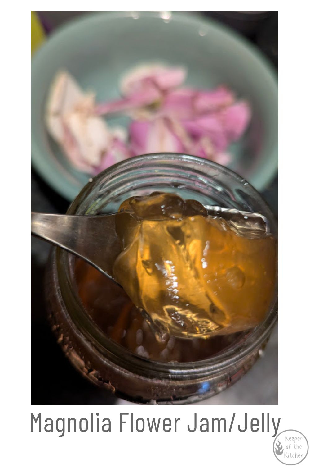 Magnolia Flower Jam / Magnolia Flower Jelly - Keeper of the Kitchen
